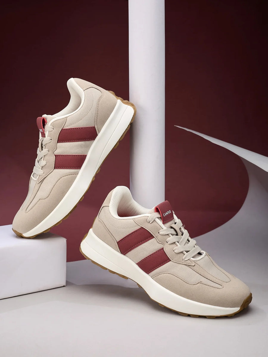 BRISK Beige Men's Sneakers – Campus Shoes