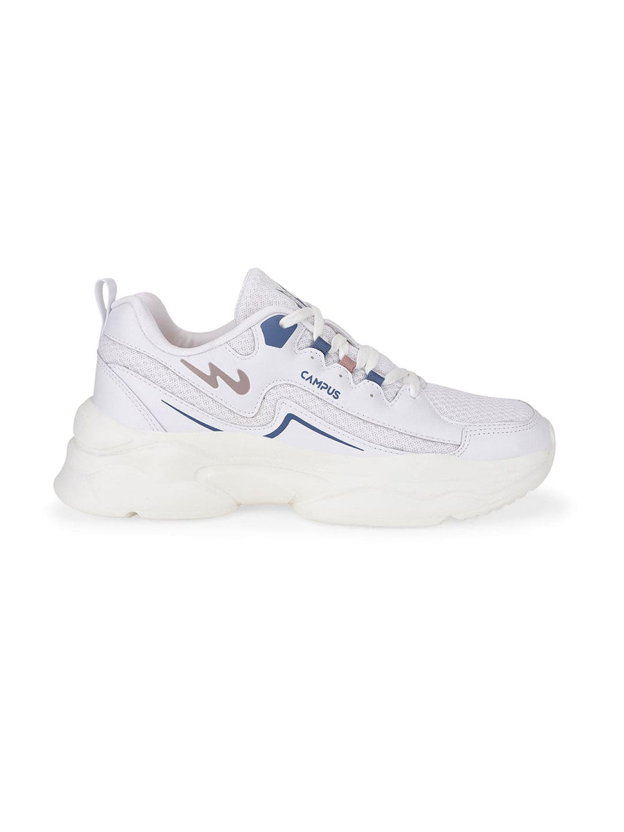 Buy Sports Shoes For Women: Butter-Wht-R-Slate | Campus Shoes