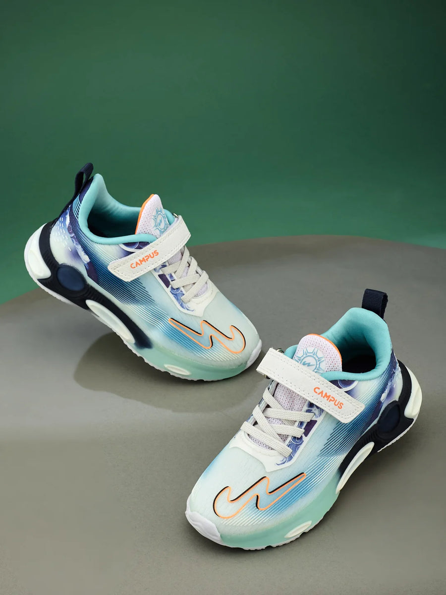 CD-111-KIDS Blue Kids Sneakers – Campus Shoes