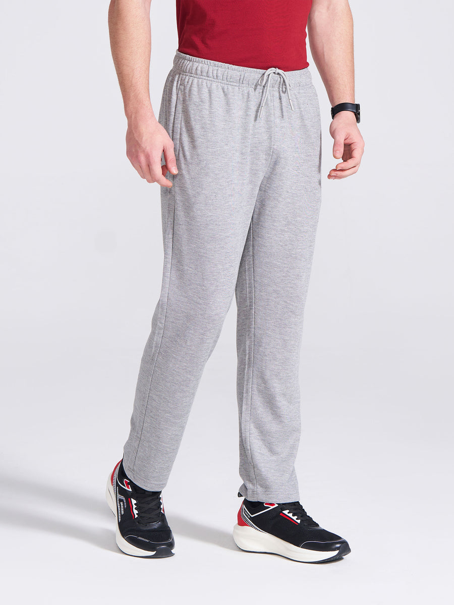 Men's Grey Regular Fit Track Pants – Campus Shoes