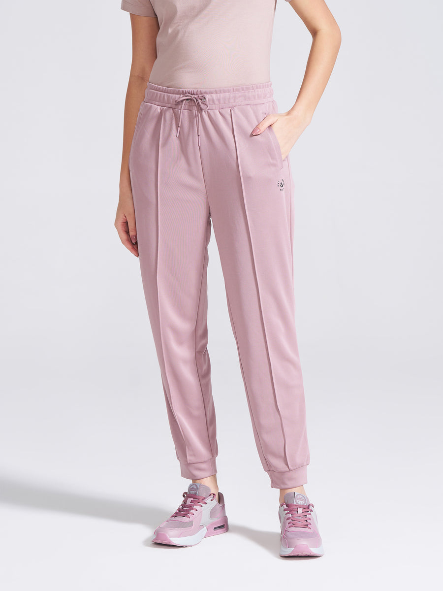 Women's Mauve Regular Fit Track Pants – Campus Shoes