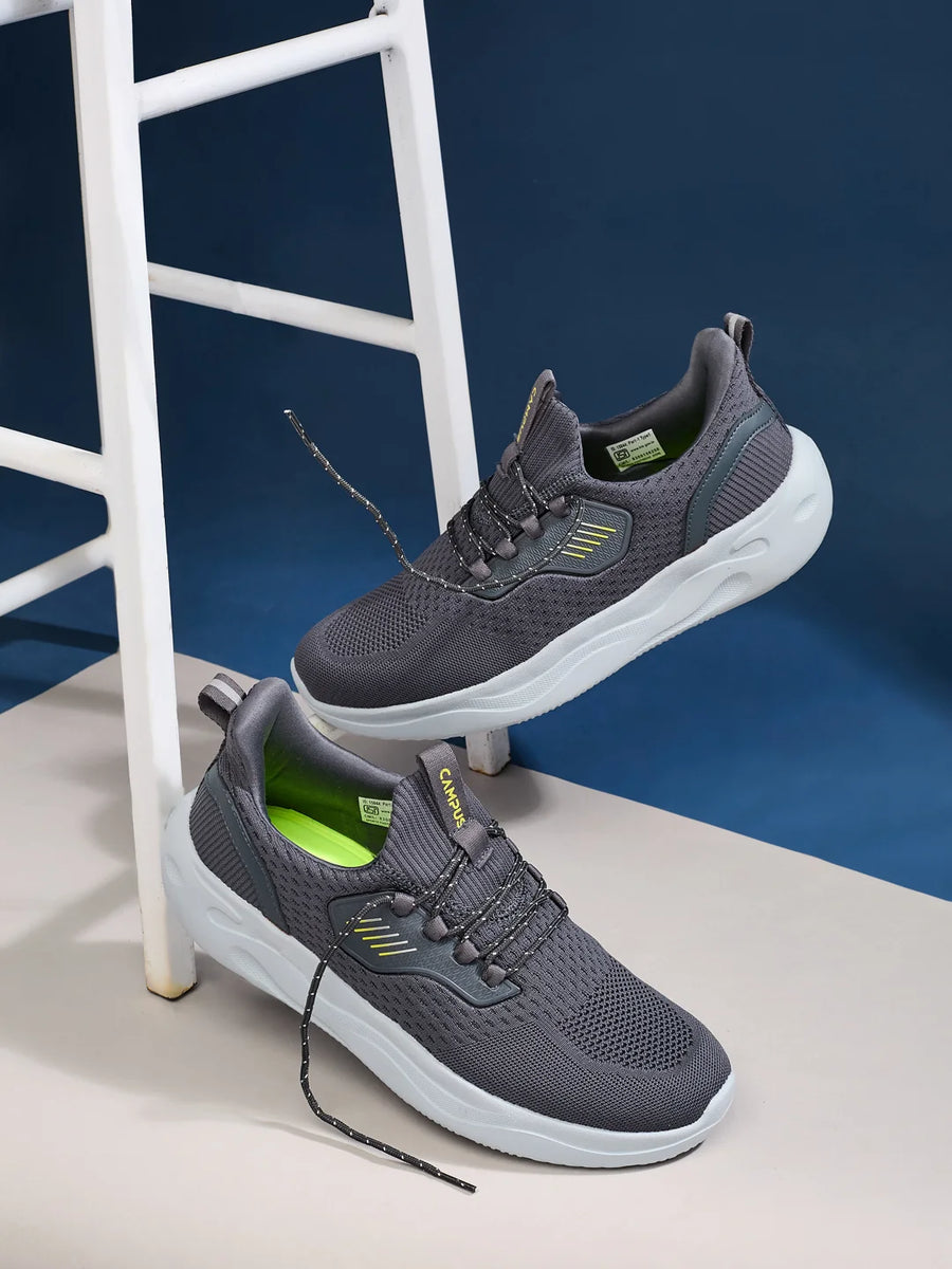 DUO Grey Men's Walking Shoes – Campus Shoes