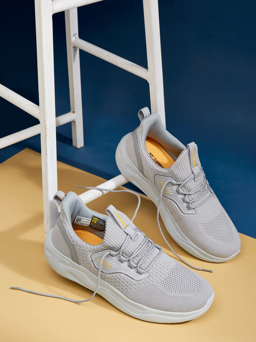 DUO Grey Men's Walking Shoes – Campus Shoes