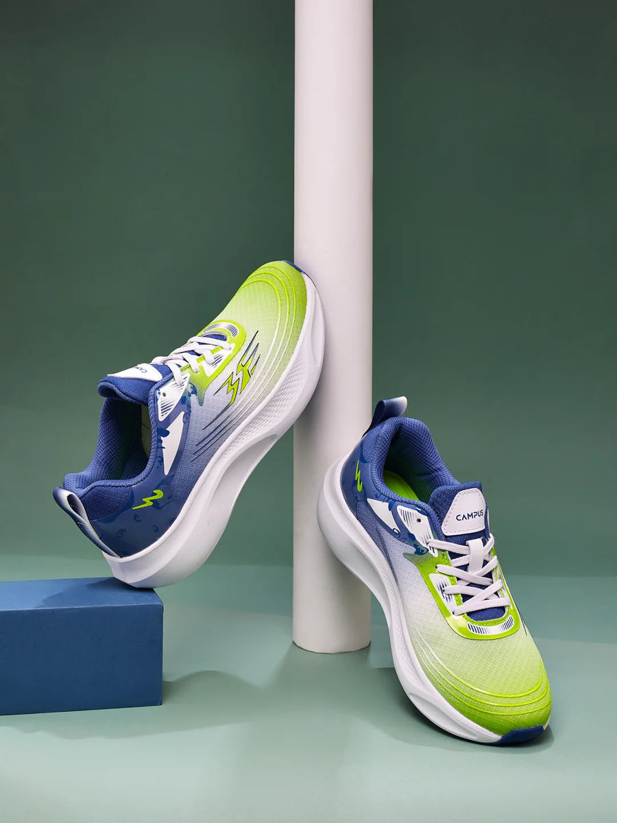 EVE Green Kids Running Shoes – Campus Shoes