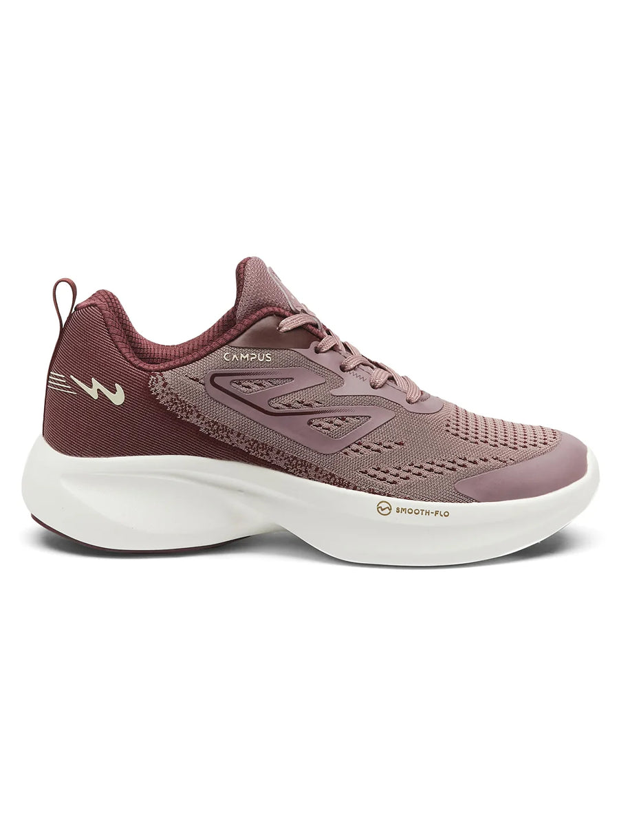 GLIMPSE Mauve Women's Running Shoes – Campus Shoes
