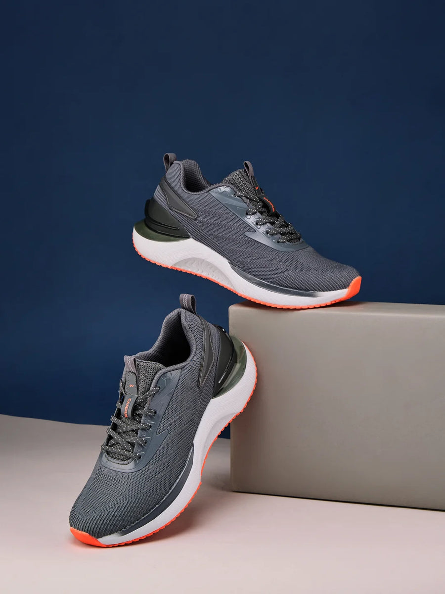 GLOAM Grey Men's Running Shoes – Campus Shoes