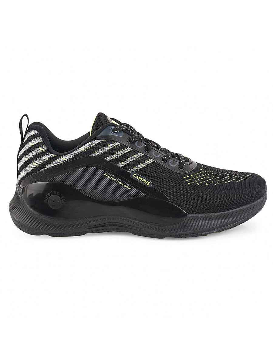 Buy Running Shoes For Men: Guide-Blk-F-Grn | Campus Shoes