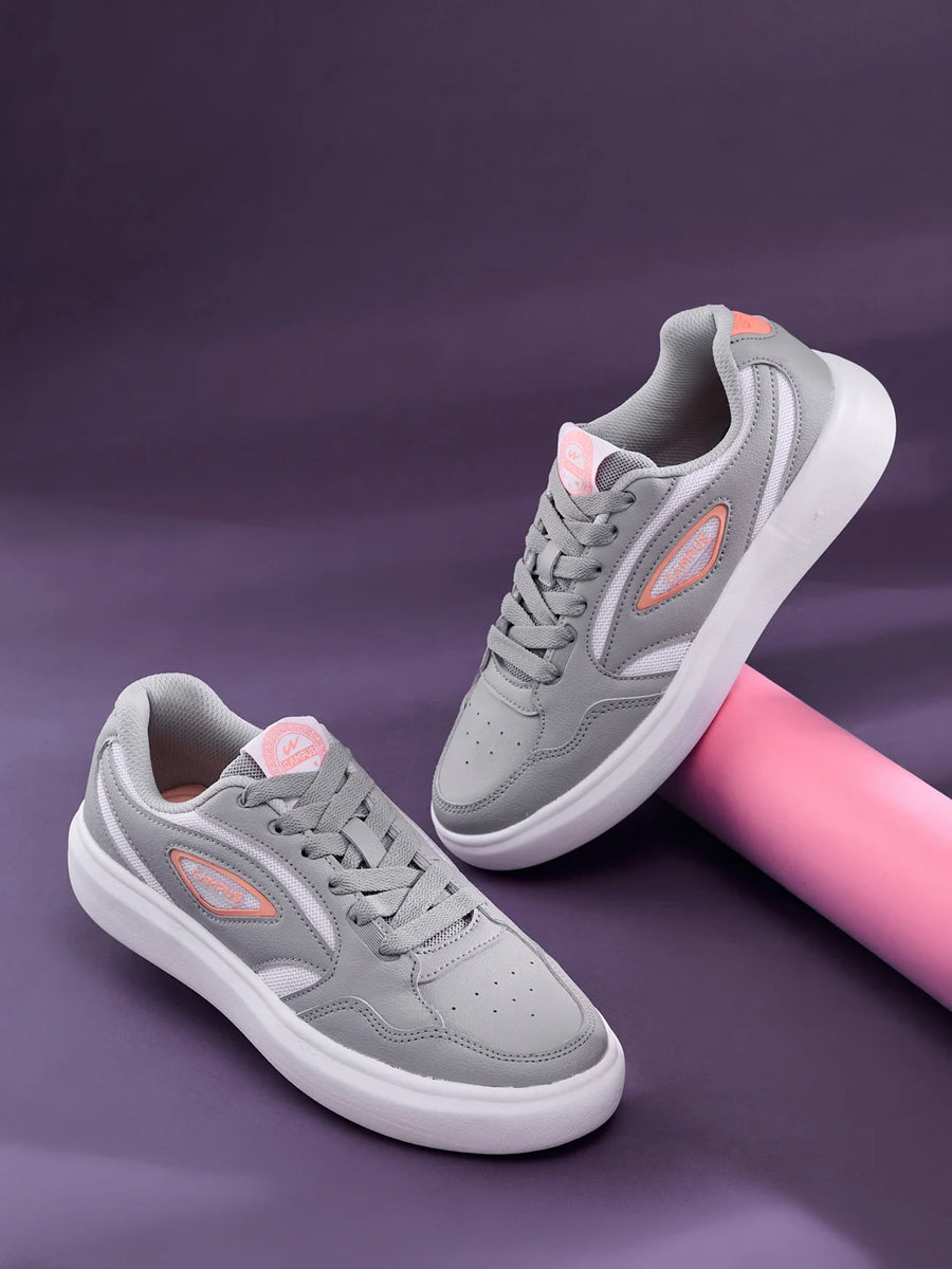 MIGHTY Grey Women's Sneakers – Campus Shoes