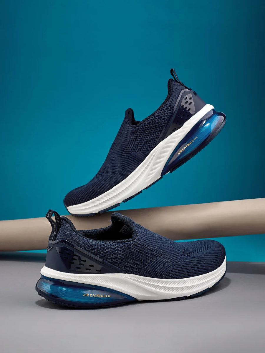 Buy PORIUM Denim Blue Men's Walking Shoes – Campus Shoes