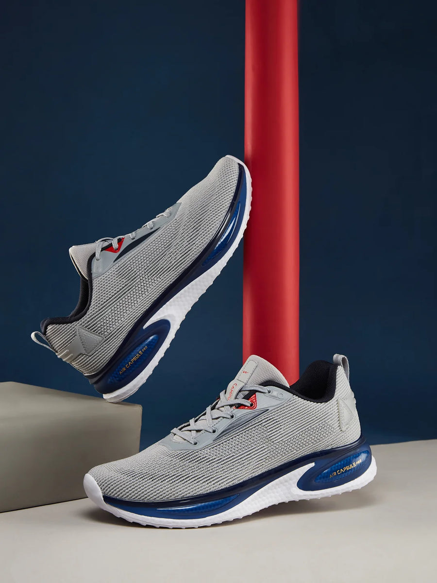 PREXTON Grey Men's Running Shoes – Campus Shoes