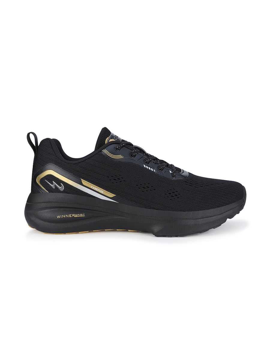Buy Campus PYTHON Black Men's Sports Shoes Online | Campus Shoes