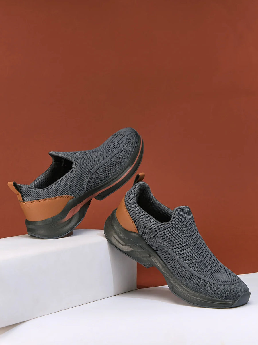 REASON Grey Men's Walking Shoes – Campus Shoes