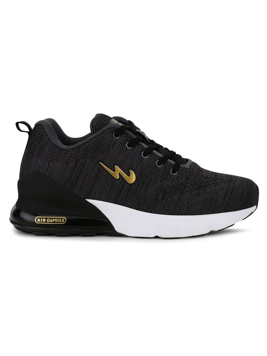 Buy Running Shoes For Men: Remo-5G-725D-Gry-Blk-Golden1699 | Campus Shoes