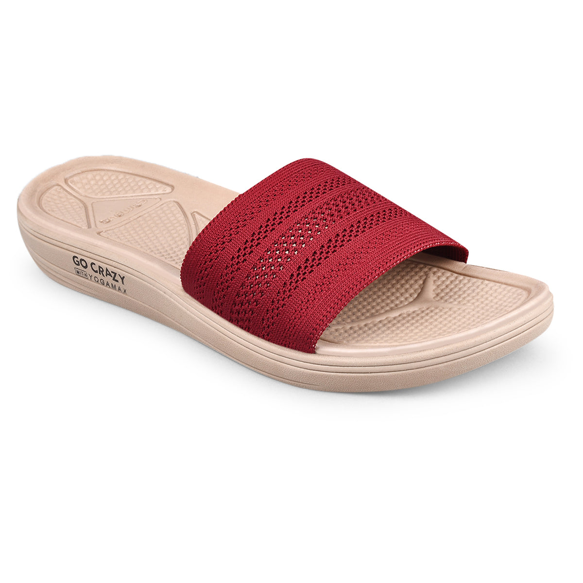 Buy Sliders For Women: Sl-404L-Rust-L-Beige | Campus Shoes
