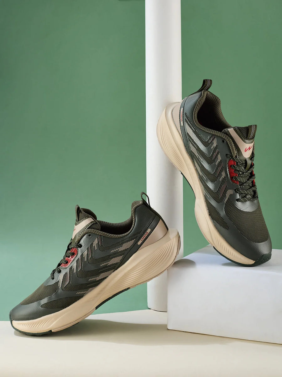 SNIPER Olive Men's Running Shoes – Campus Shoes