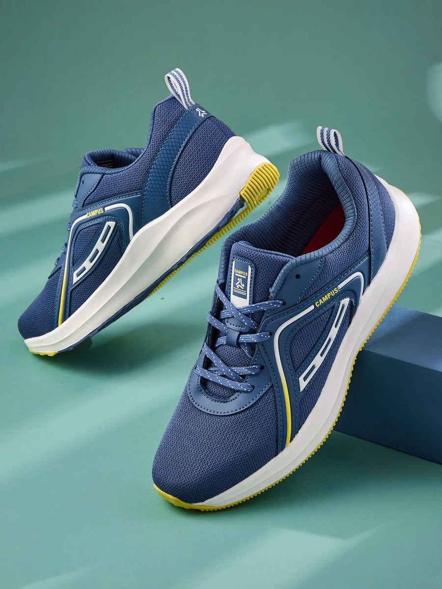 TURN Blue Men's Running Shoes – Campus Shoes