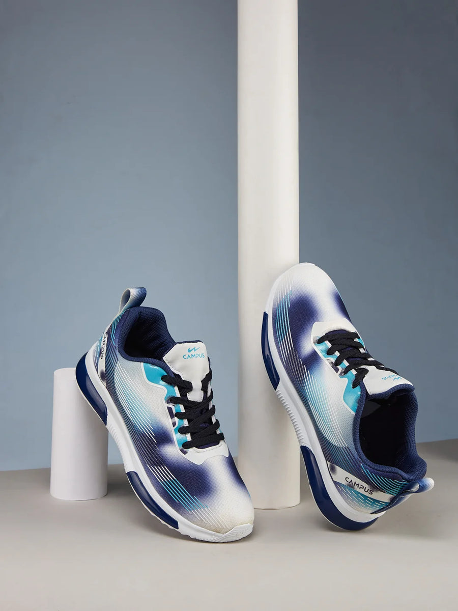 TUSK White Child Running Shoes – Campus Shoes