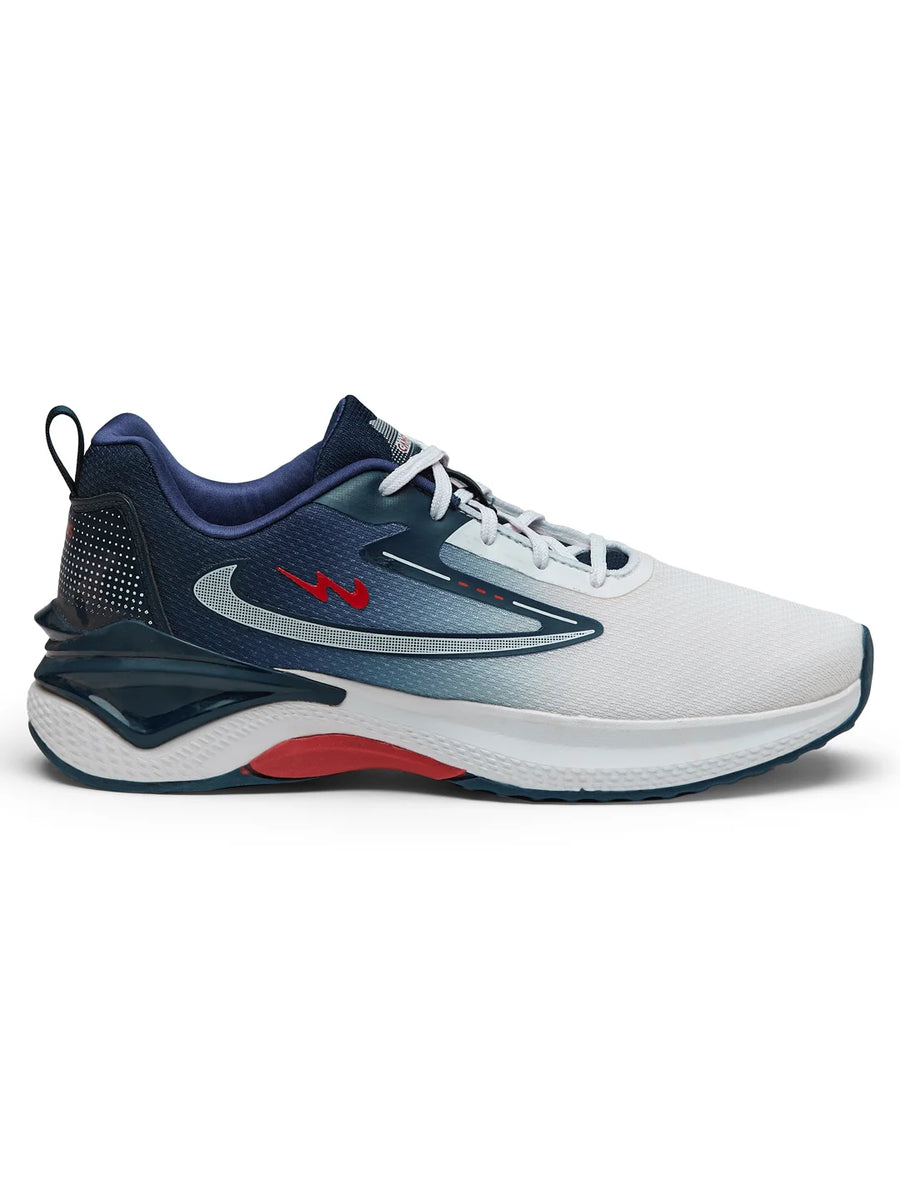 VESPER White Navy Men's Running Shoes – Campus Shoes