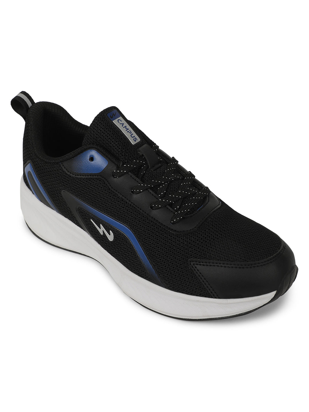 XAVEN Black Men's Running Shoes – Campus Shoes