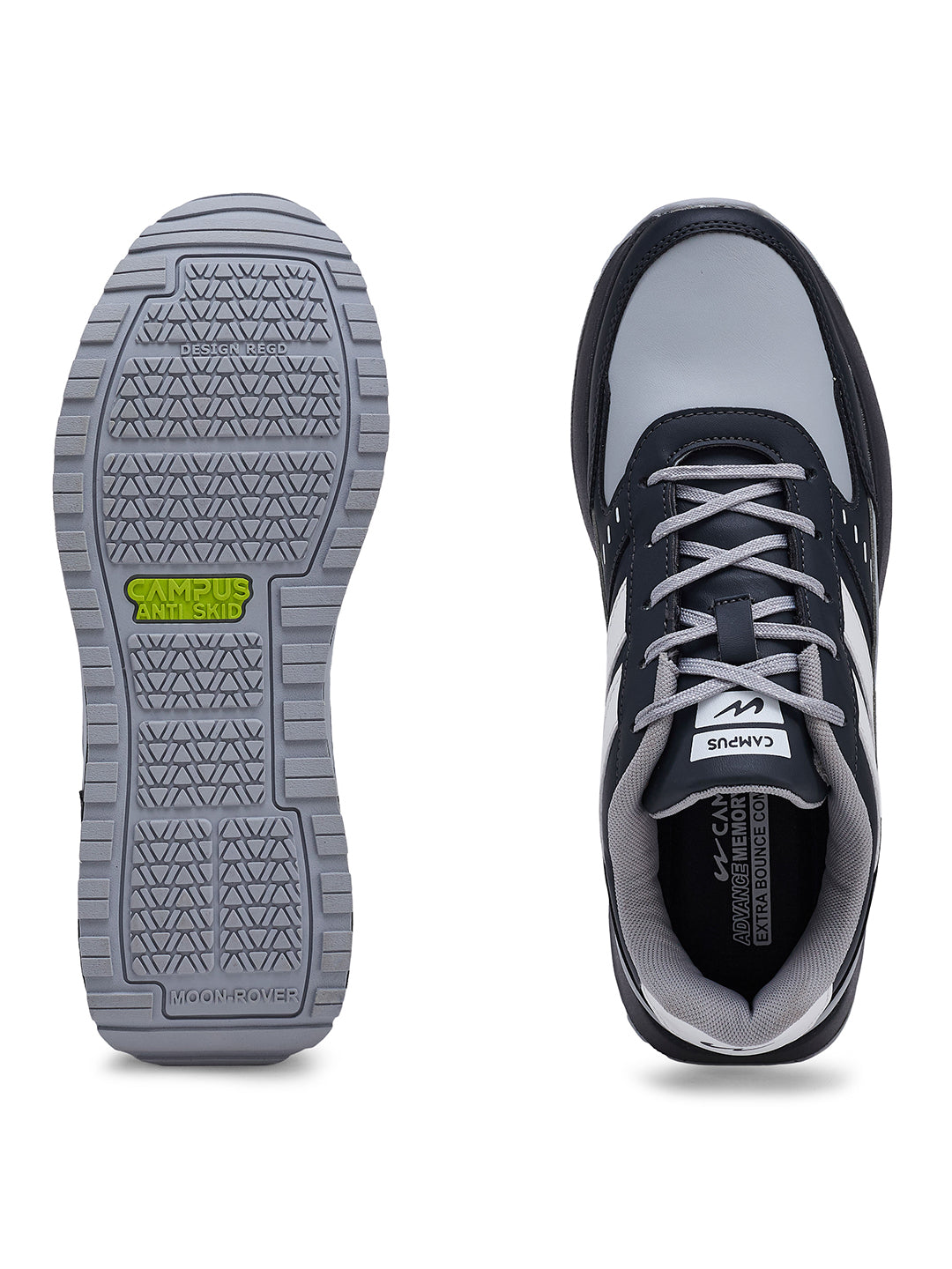 KNICK Grey Men's Sneakers – Campus Shoes