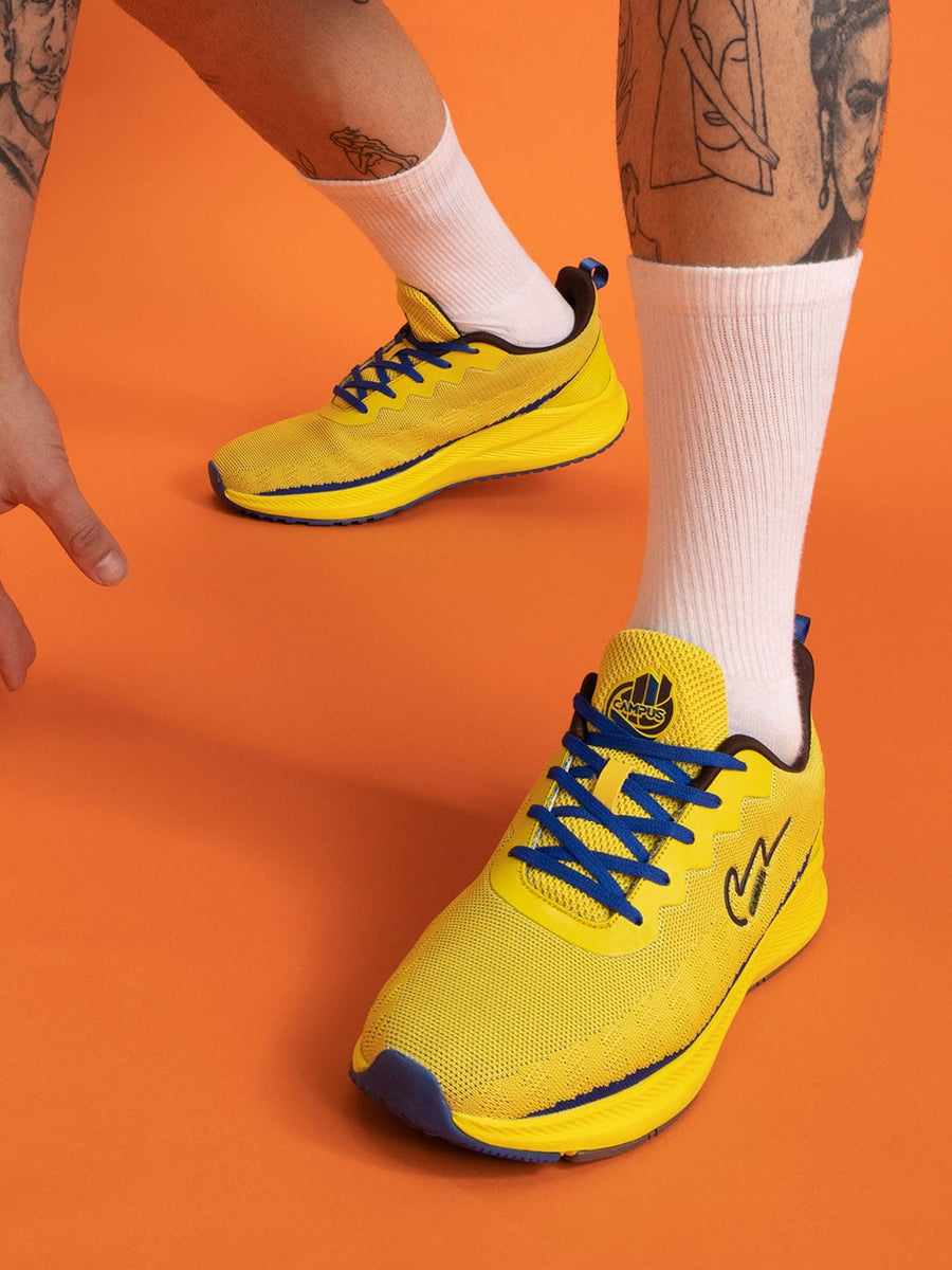 Buy CAMP SCORE Yellow Men's Running Shoes online | Campus Shoes
